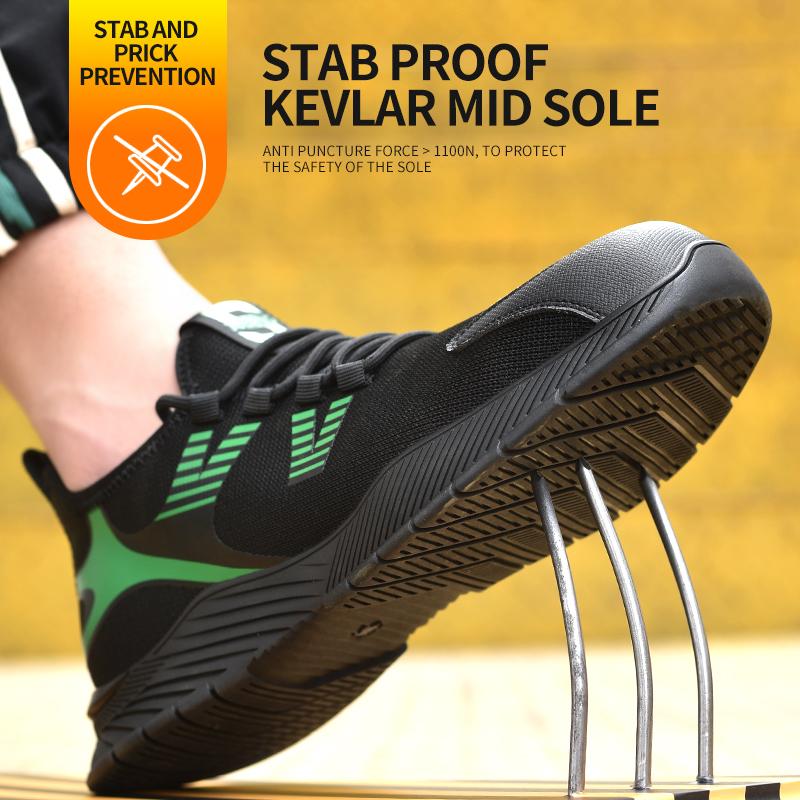 Buy Sneakers Shoes Men Women Steel Toe Boots Indestructible Work Shoes ...