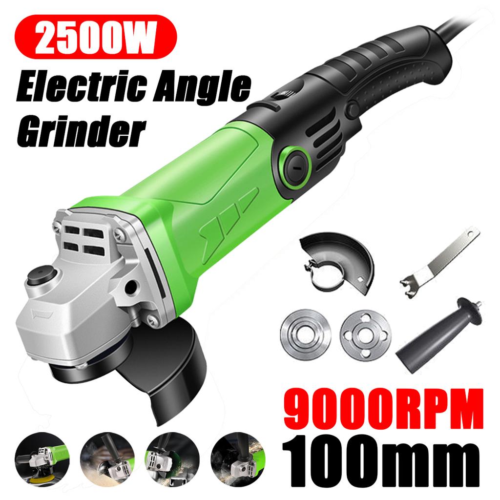 Buy 2500W 100Mm Electric Angle Grinder 6 Speed Control Variable ...