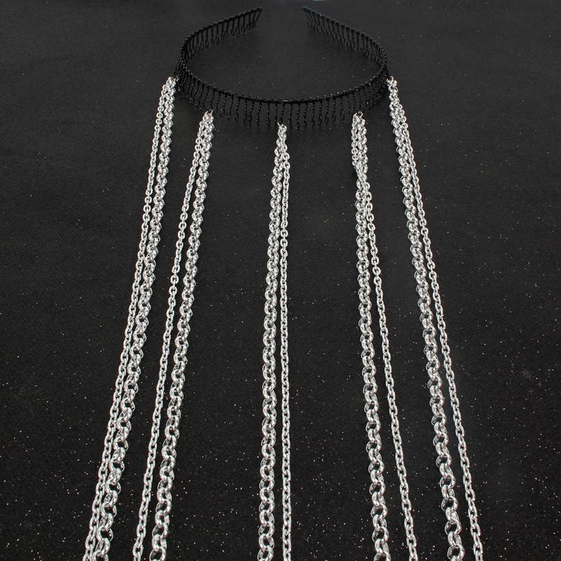Buy Fashion Women BB Clip Hair Pins Head Chains Wig Extension Chain ...