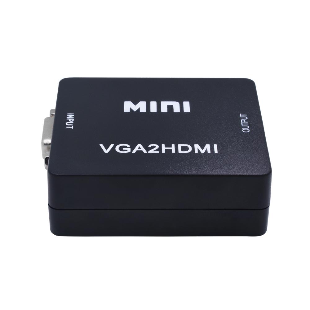 Buy TISHRIC Mini VGA to HDMI Converter for VGA2HDMI Adapter 1080P HDTV ...