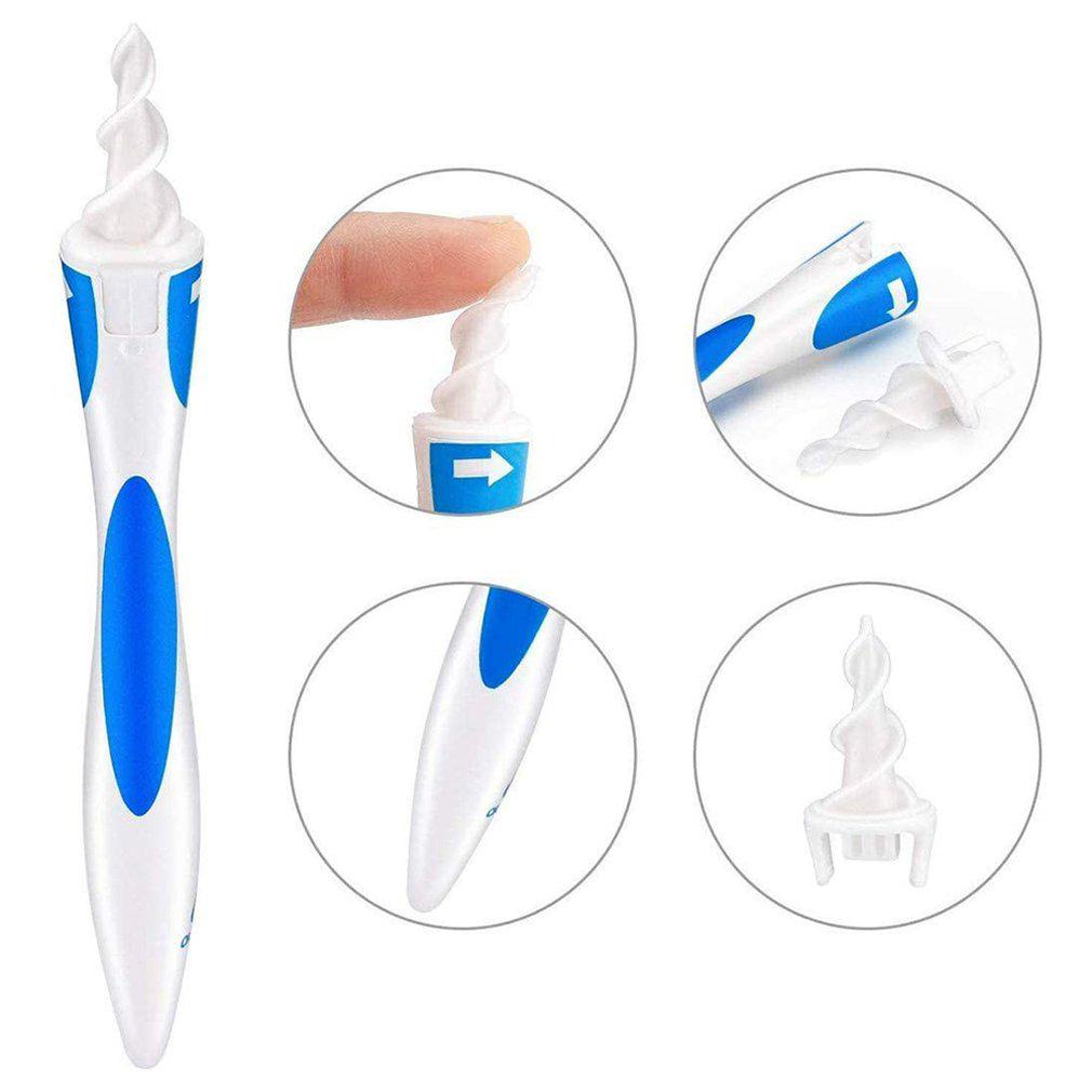 Buy Ear Wax Remover Safe Q-grips Ear Wax Removal Tool Soft Silicone ...