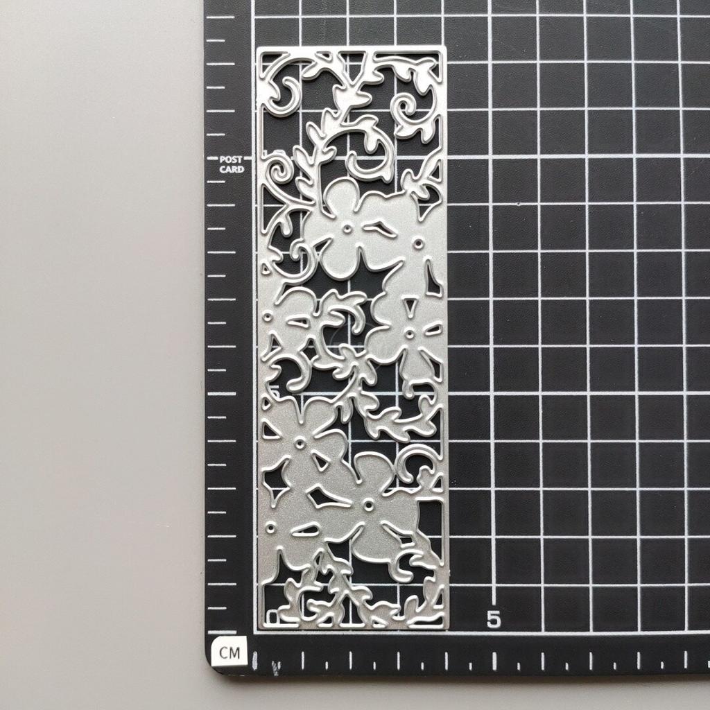 Troqueles Para Tarjetas Metal Flower Border Cutting Dies - 2 PC ...