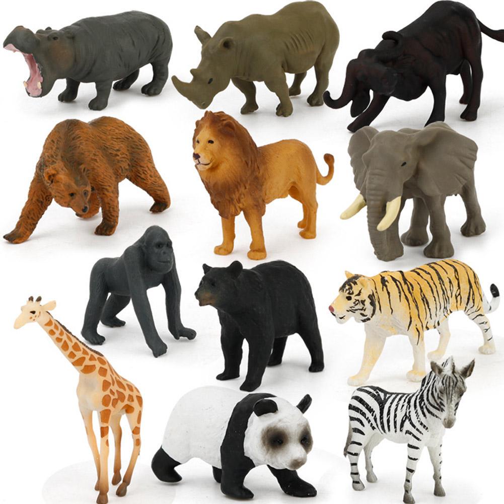 Buy Cute Children Dinosaur Animal Tree Models Kit Kids Imagination Toy ...
