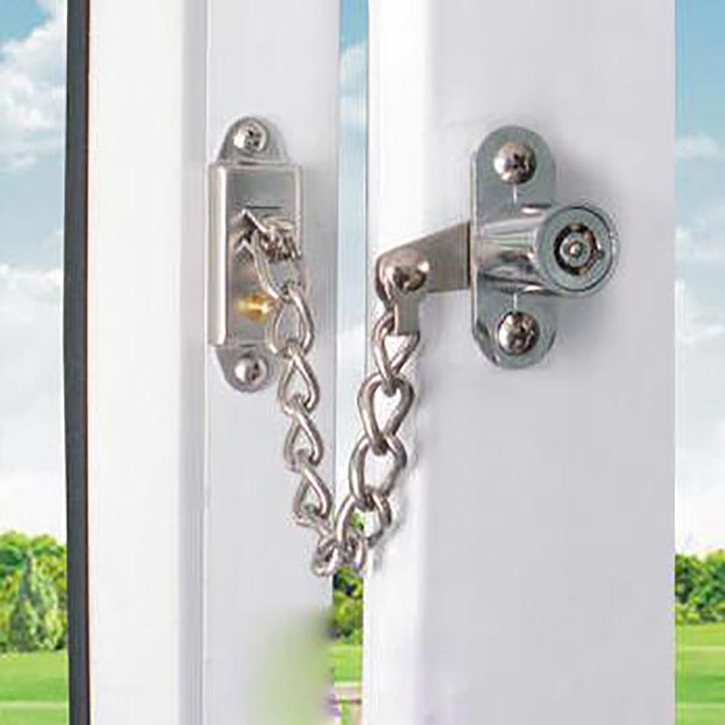Home Supplies Window Security Chain Lock Door Child Safety Stainless ...
