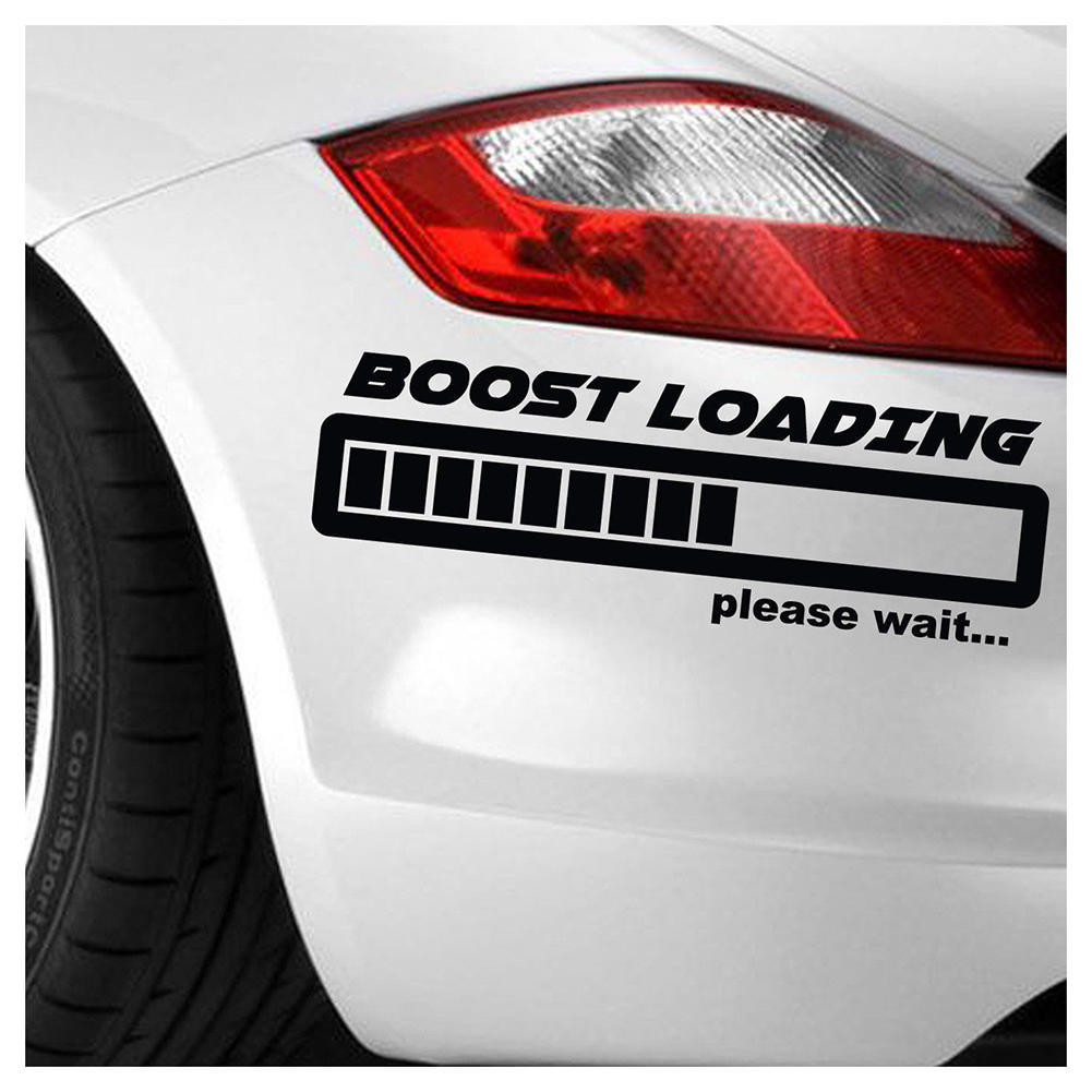Buy 2X(Boost Loading Reflective Material Decal Funny Gas Stickers Car ...
