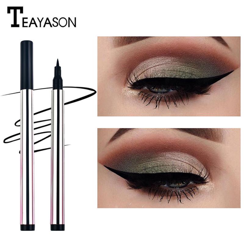 Buy TEAYASON Black Long Lasting Pencil Waterproof Eyeliner Smudge-Proof ...