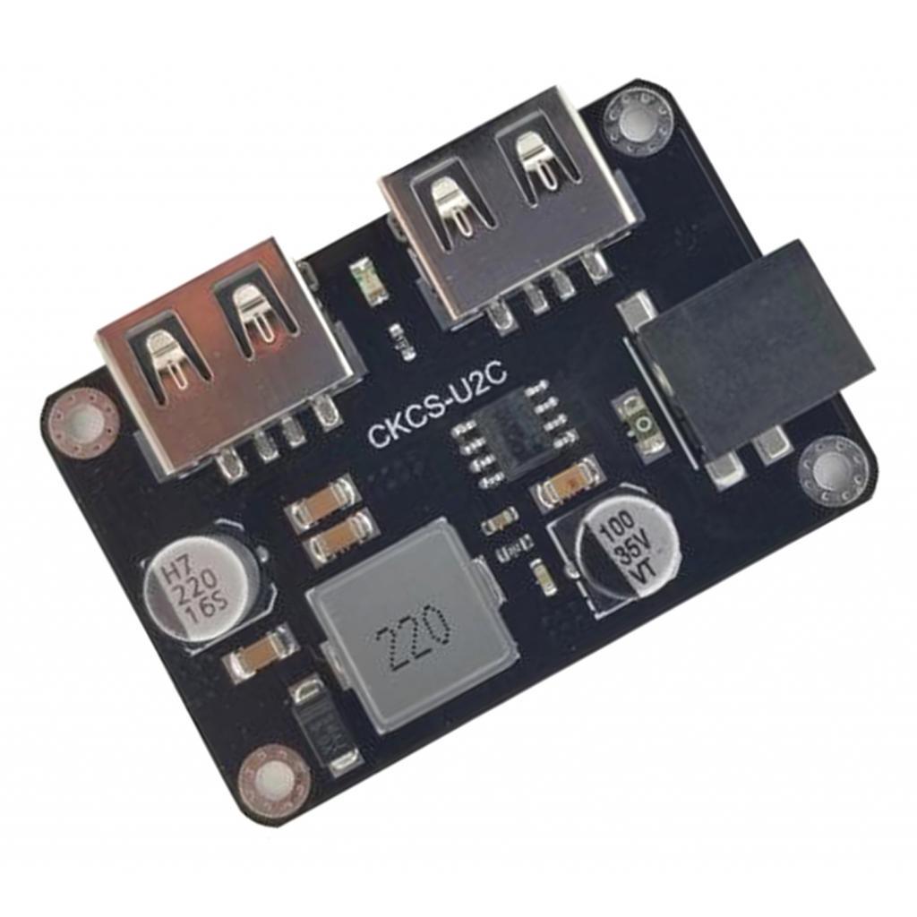 Buy 1pc DC 5V3A USB Charger Module Converter Step Down Dual Output 9 ...