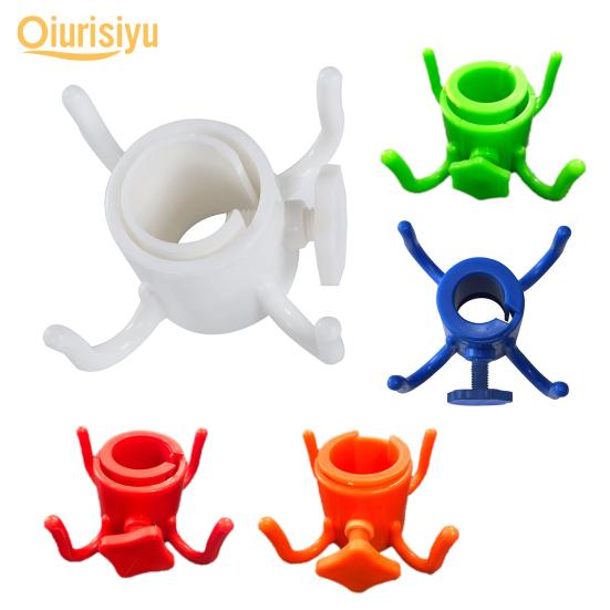 💰Kaufe Wide Adjustable Plastic 4 Hooks Screw Fixation Hanger Hook zum ...