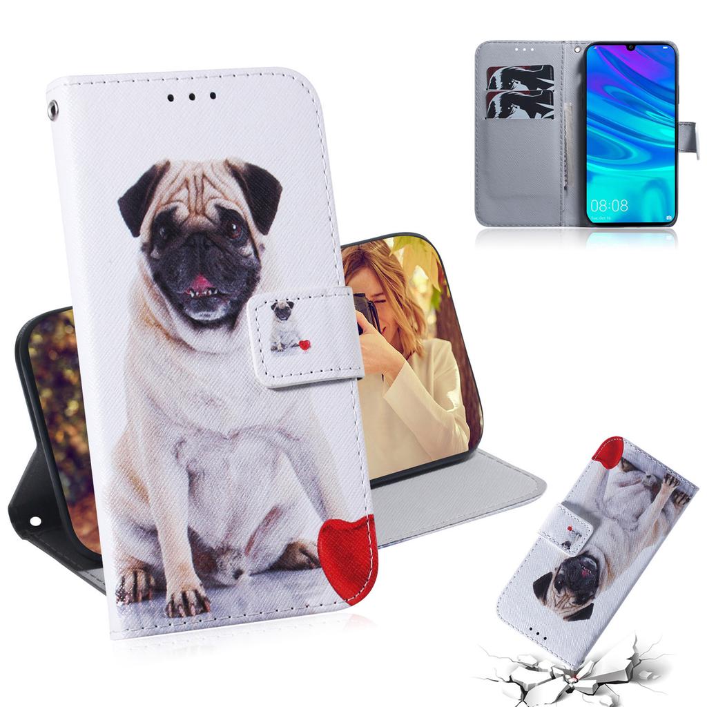 Buy Phones Case Pug Painting Flip Leather Wallet Stand Case Cover ...