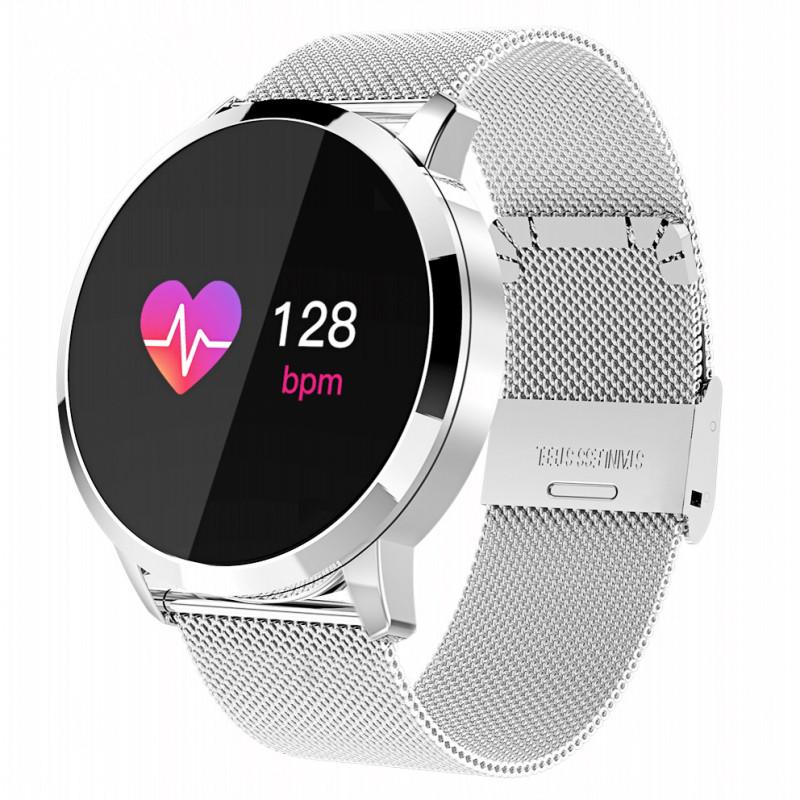 Buy Q8 Smart Watch OLED Color Screen Smartwatch Women Fashion Fitness ...