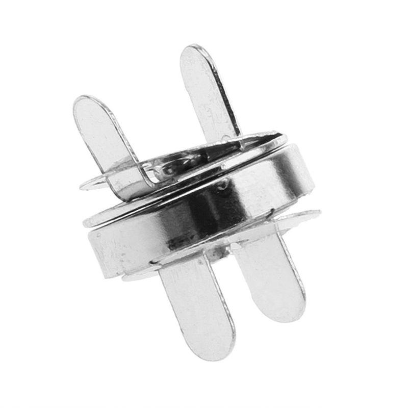 Buy 50 * 18mm Silver Magnetic Snap Fastener Clasp - Press Stud Closure ...