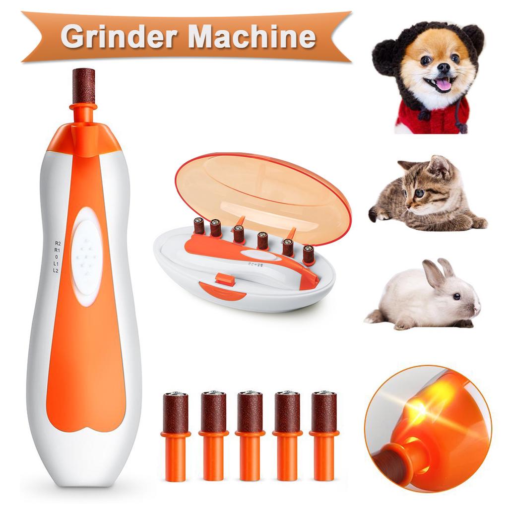 Buy Professional Electric Pet Dog Cat Claw Toe Nail Grinder Clipper ...