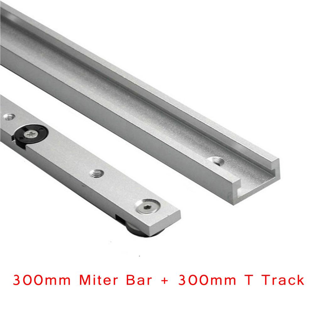 Buy 1Set Aluminum Alloy Miter Bar & Track Slider Table Saw Woodworking ...