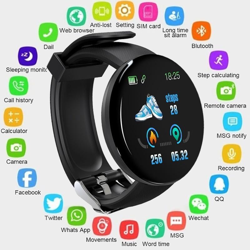 Buy New Smart Watch Men Women Sports Fitness Tracker Heart Rate Blood ...