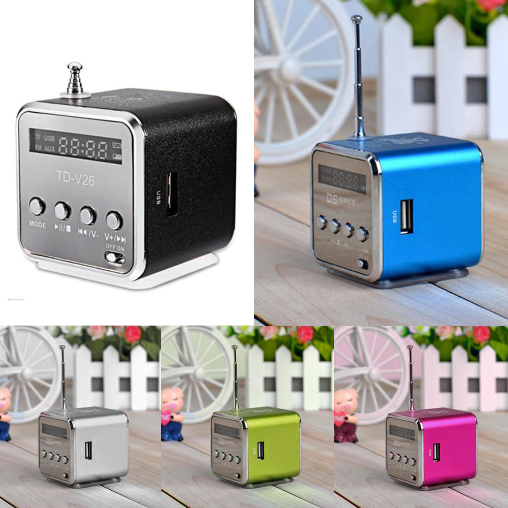 Buy Portable Micro SD TF USB Mini Stereo Bass Speaker Music Player FM ...