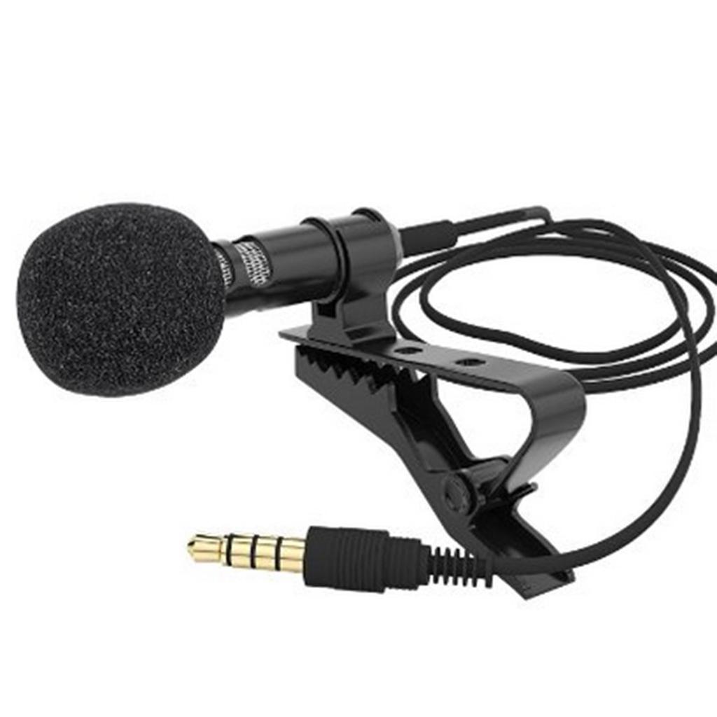 Buy Amber Star Microphone Condenser Clip-on Lapel Lavalier Mic Wired ...