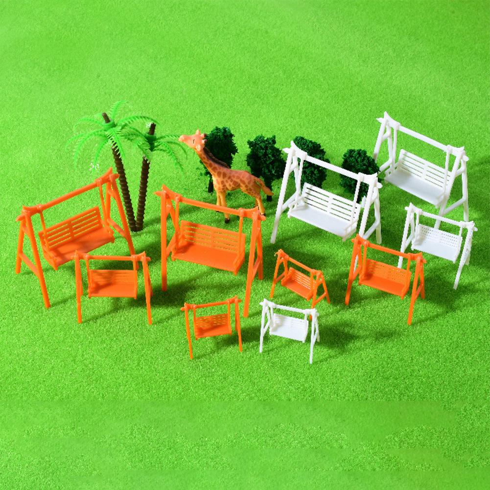 Cheap 5Pcs HO Scale Model Chair Model Railway Plastic Swing Chair Park ...