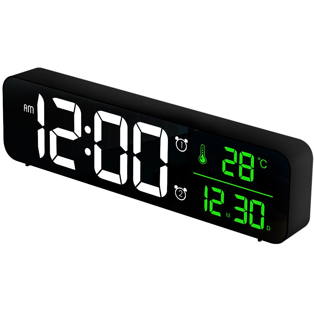Buy 1pc Luminous Wheather Temperature Alarm Clock Lamp Clock Light ...