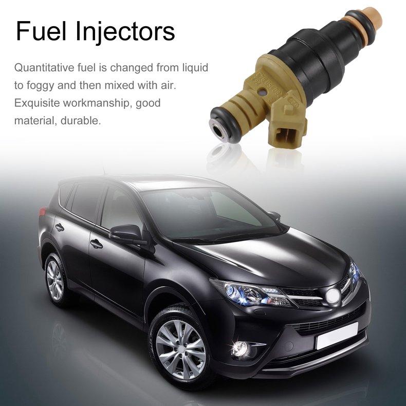 SZW Yellow Fuel Injectors for Ford Cars & Trucks 4.6 5.0 5.4 5.8 Fuel ...