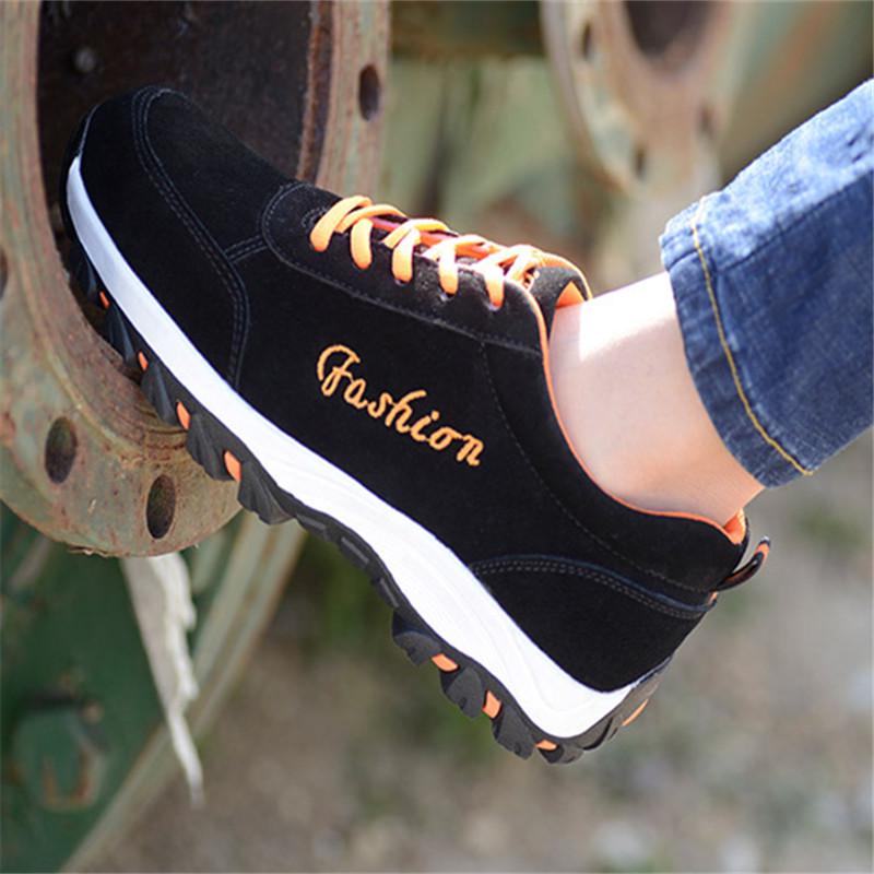 Anti Hit Anti Puncture Work Shoes Safety Shoes Anti Skid Resistant ...