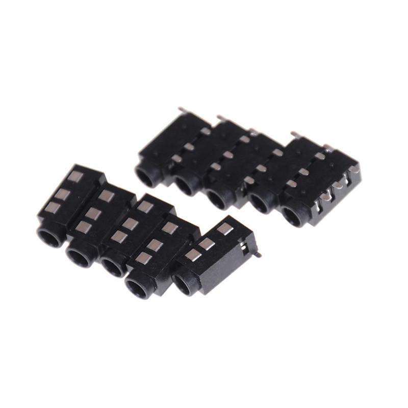Buy 10 Pcs Pj-320D 4 Pins Smd 3.5Mm Female Headphone Jack Connector Pcb ...