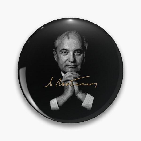 Mikhail Gorbachev Soviet Soft Button Pin Lapel Pin Metal Collar Cartoon ...