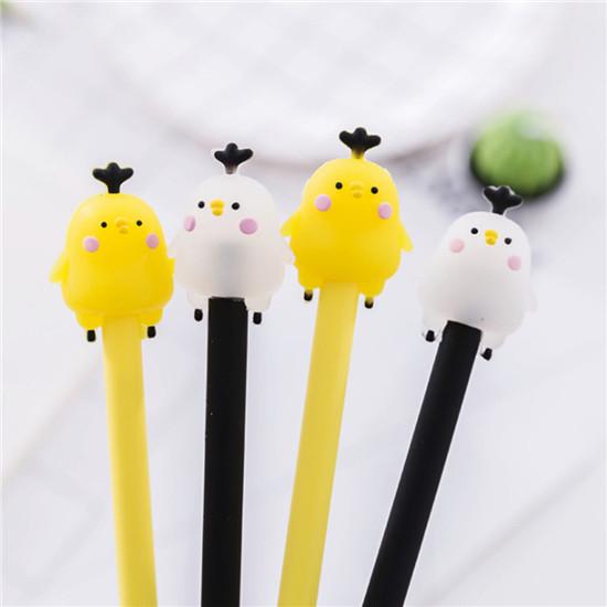 Buy 1pcs Creative Silicone Jelly Chicken Gel Pen Cute Chicken Water ...