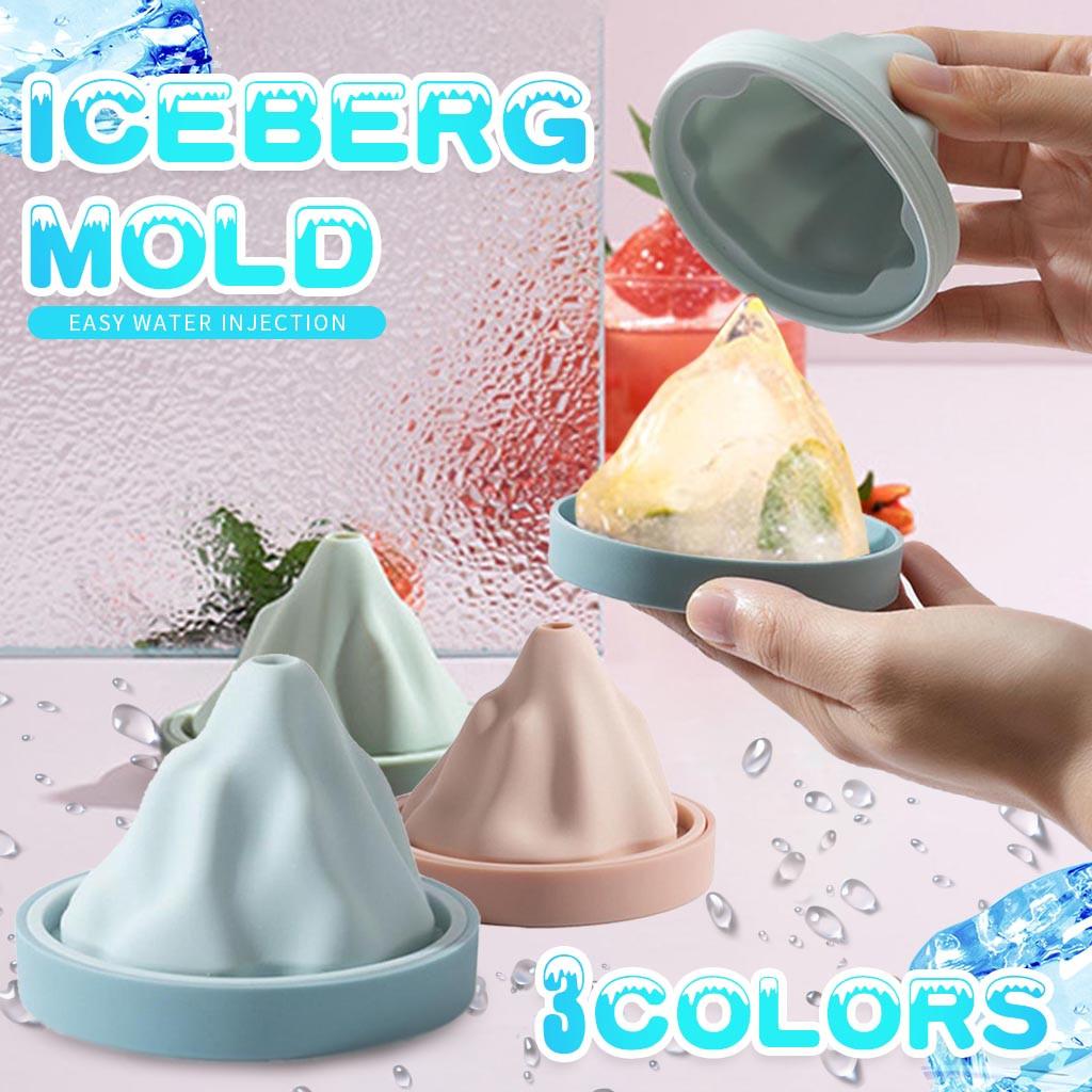 Buy Snow Mountain Ice Making Mold Food Grade Silicone Ice Mold at ...