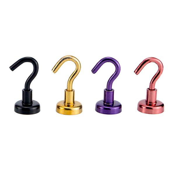 Buy 1.6MM Hook Hanger Super Power Useful Strong Magnetic Circular Hooks ...