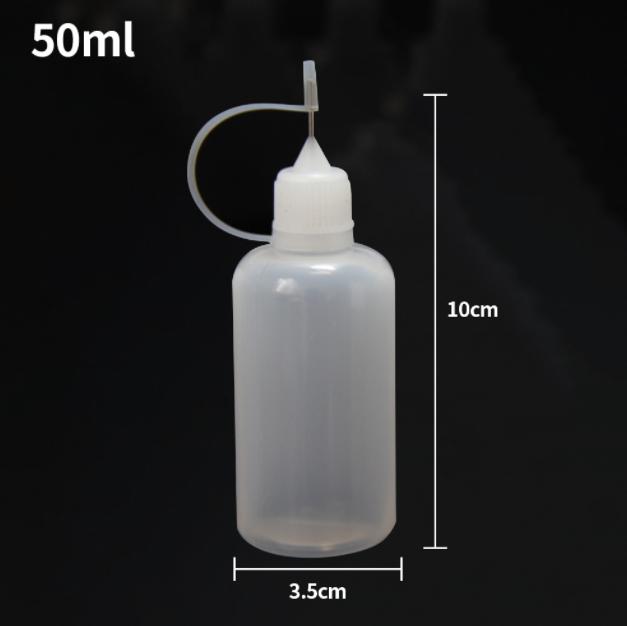 Buy 5/20/50ml Needle Tube Sub Bottling PE Pinhole Refueling Bottle Tip ...