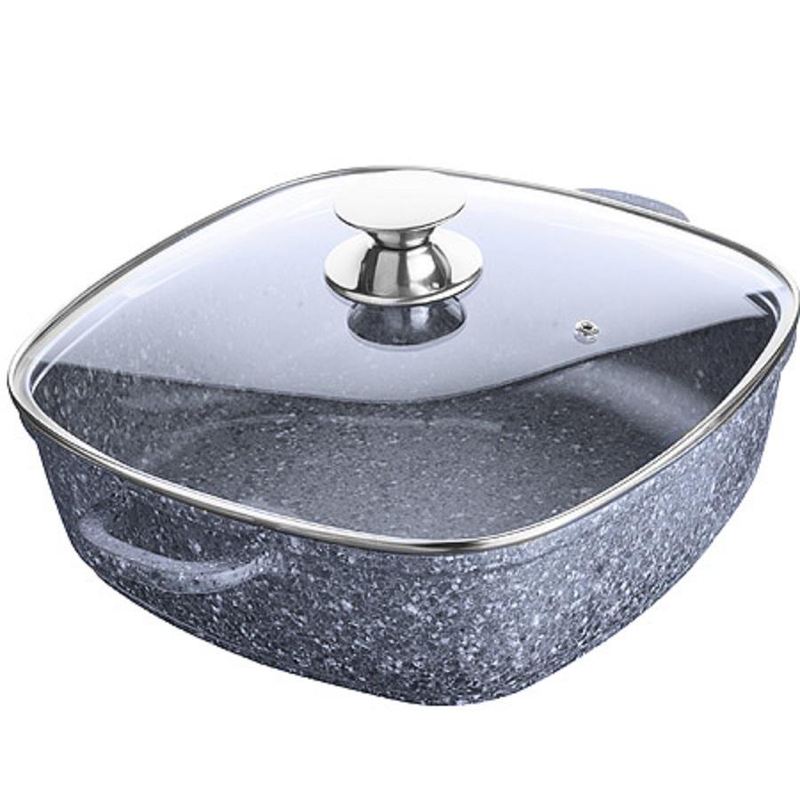Saucepan With Lid Mayer boch 29034 Aluminum Pan 4 2l 28cm granite mb x8 ...