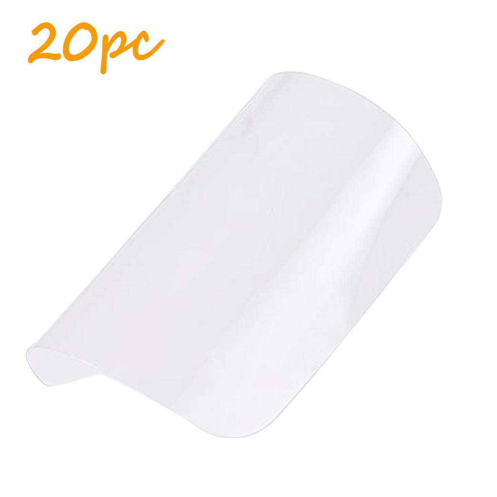 20PC Kitchen Anti-fog Anti-Oil Protective Face Cover Transparent Mask ...