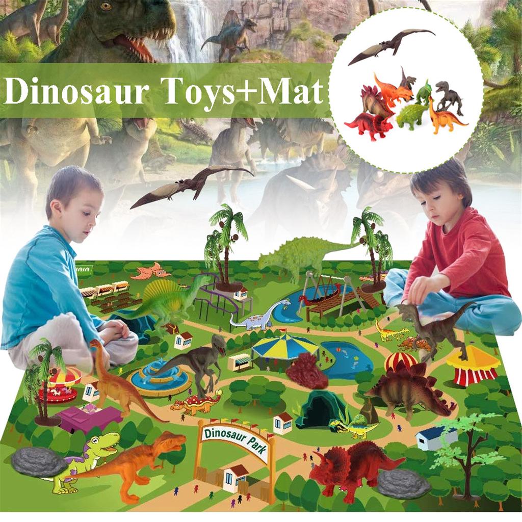 Buy 100x68CM Baby Dinosaur Game Mat Children's Play Mat Baby Crawling ...