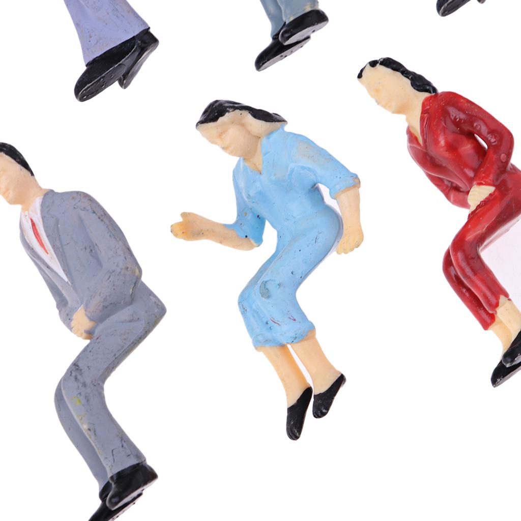 Buy HO Plastic Painted People Action Figure 1/25 Scale for Street ...