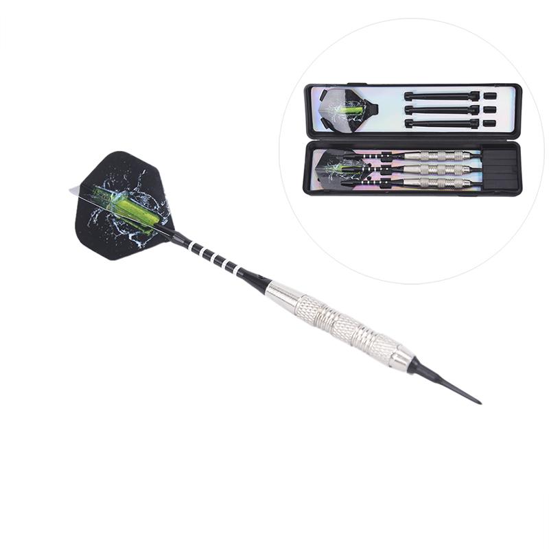 18G 3Pcs Steel Safe Dart With Soft Tip Indoor Sport Darts With Black ...