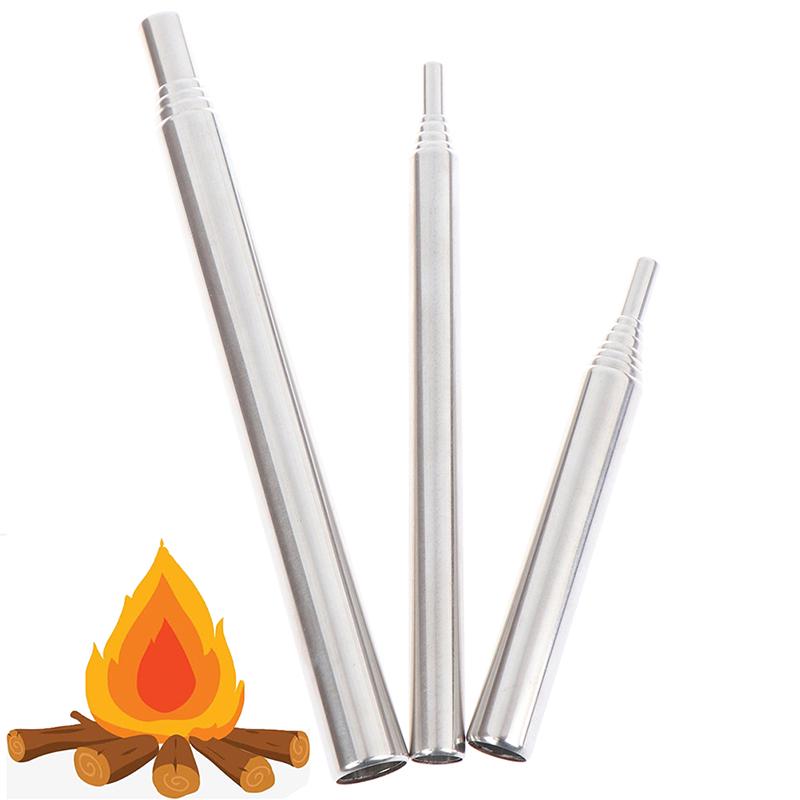 Buy Outdoor Stainless Bellow Collapsible Fire Tool Camping Survival ...
