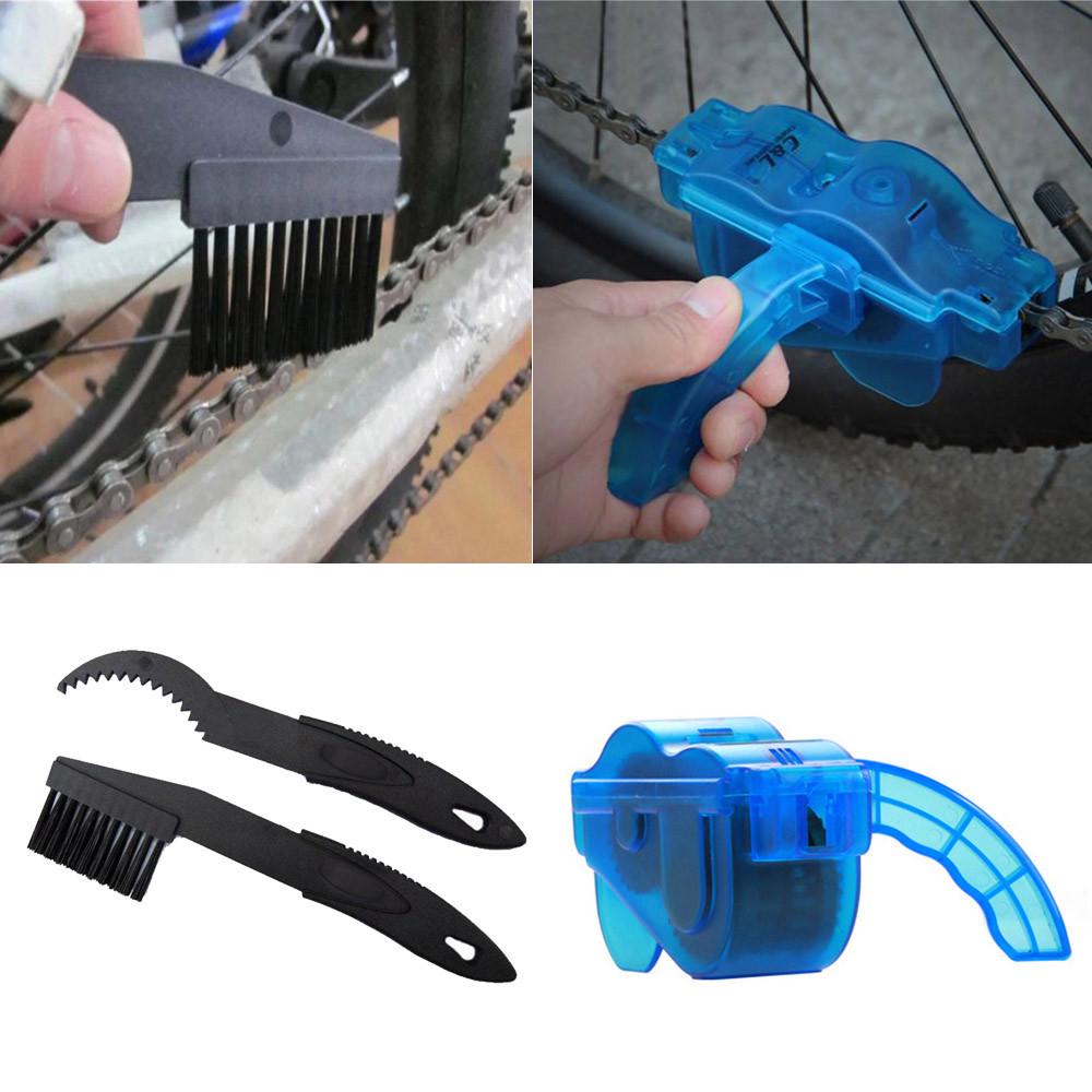 Buy Wash Cleaner Cycling Bike Bicycle Chain Wheel Tool Cleaning Brushes ...