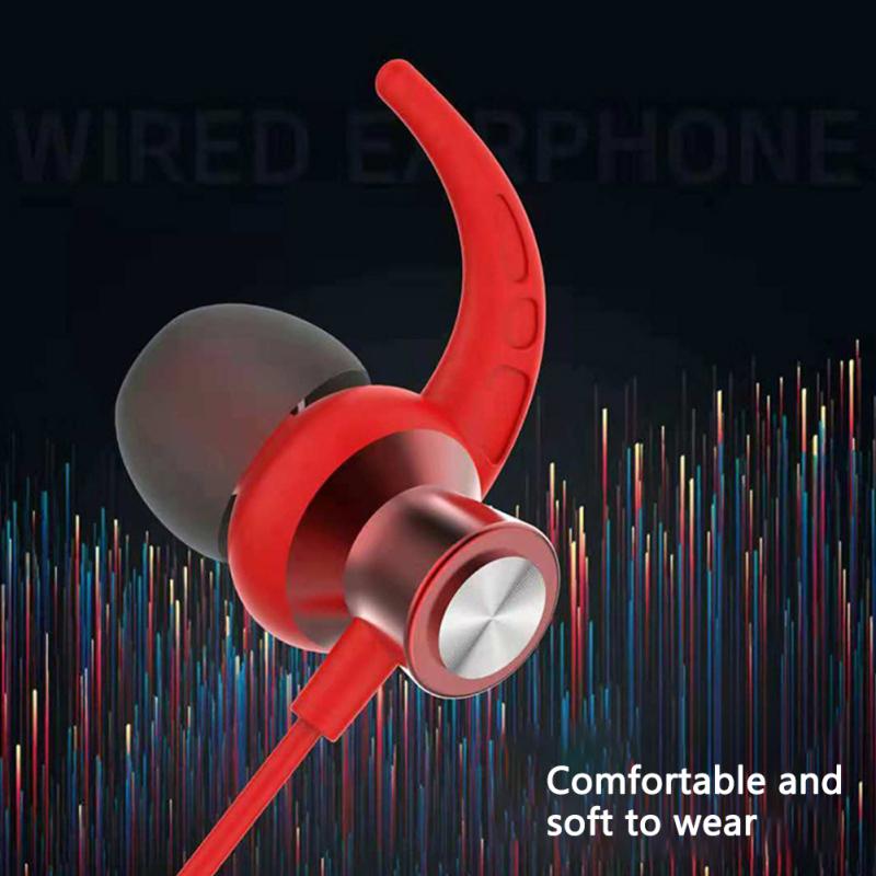 Buy Portable Wired Headphones In-ear Noise Reduction Wire-controlled ...