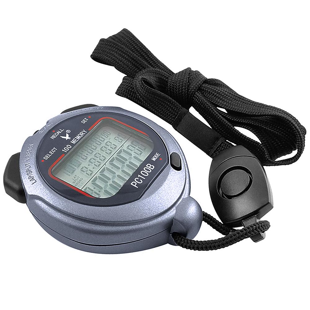 Buy Three Rows 100 Memories Handed Sport Stopwatch with Countdown Alarm ...