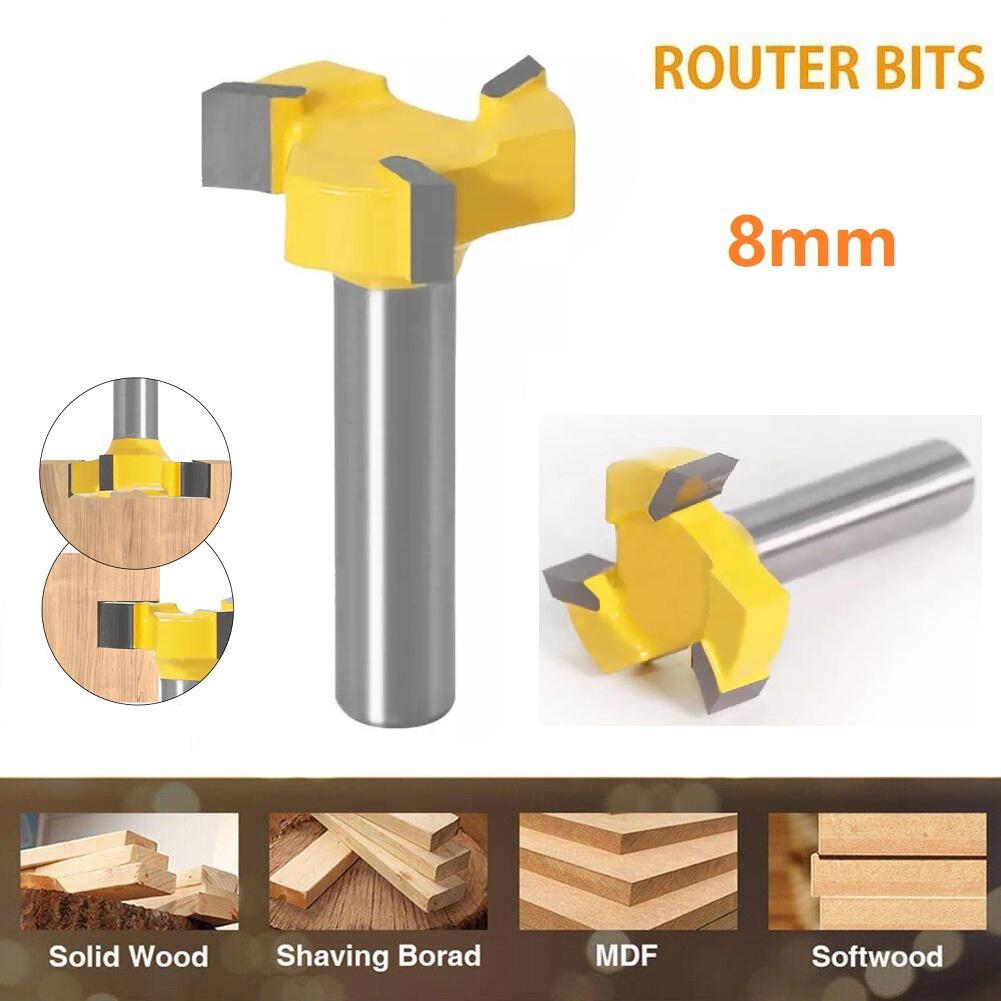 Buy 1x Woodworking CNC Spoilboard Surfacing Router Bit 8mm Shank 24mm ...