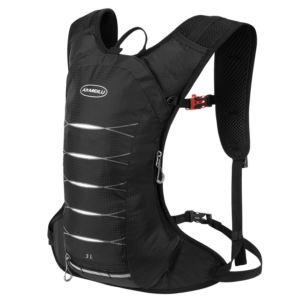 3 Liters Cycling Hydration Backpack Lightweight Water-resistant Daypack ...