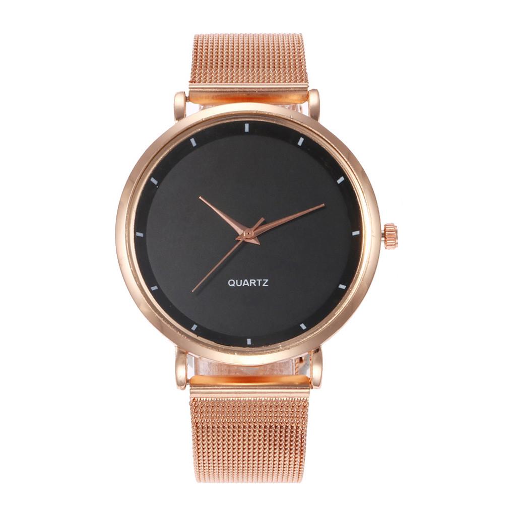 Buy Fashion Magnetic Buckle Dazzling Women Mesh Belt Watch Ladies ...