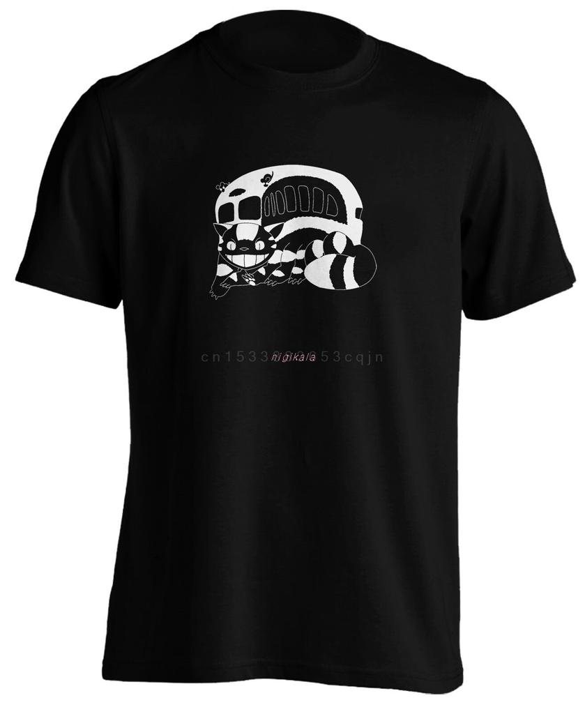 Buy Catbus T Shirt Anime Tee Totoro T Ghibli Nekobasu Newest T Shirts ...