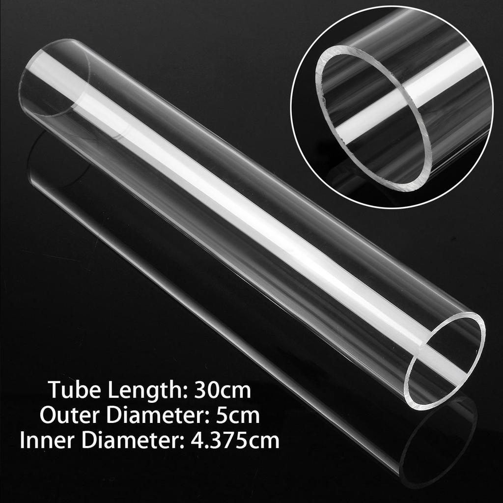 Buy New Transparent Acrylic Plexiglass Lucite Tube 50mm OD 43.75mm ID ...
