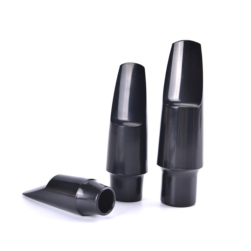 Professional Soprano/Tenor /Alto Saxophone Abs Plastic Mouthpiece Black ...