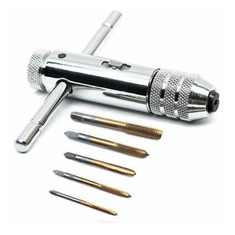 Adjustable Ratchet Hand Tap Wrench M3-M8 Tap Hand with Forward and ...