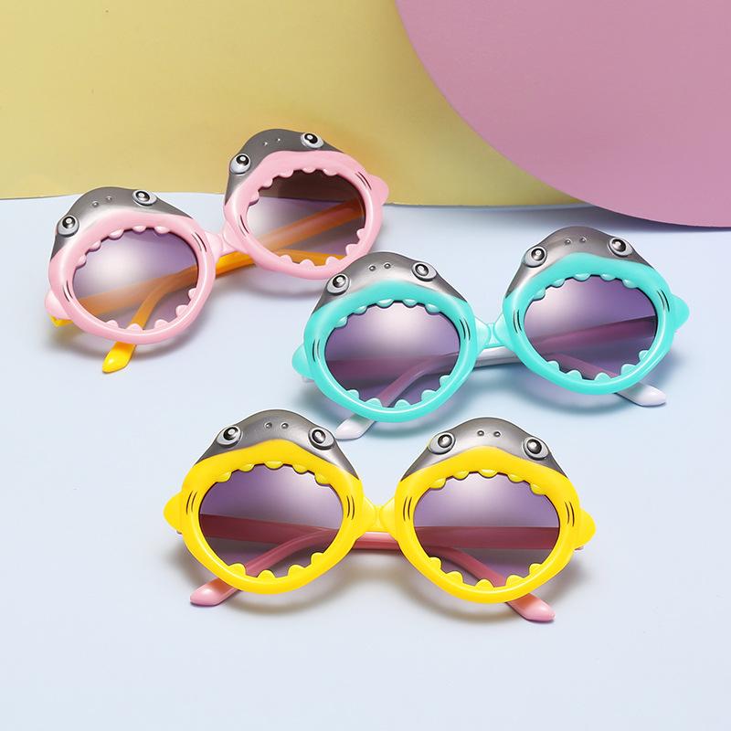 Buy Shark Frame Sunglasses 2020 New Girl Uv Protection Glasses Fashion ...