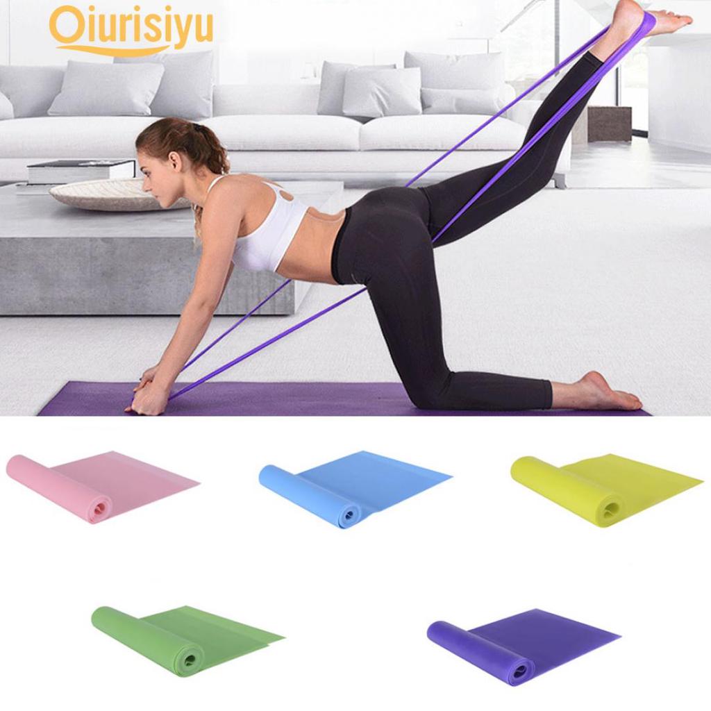 Buy Yoga Fitness Band Elastic Strength Train Resistance Strap at ...