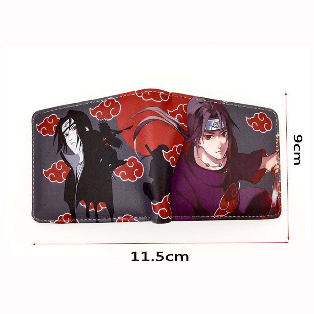 Buy Anime Coin Purse Women Naruto Credit Card Holder Men Wallet Leather ...