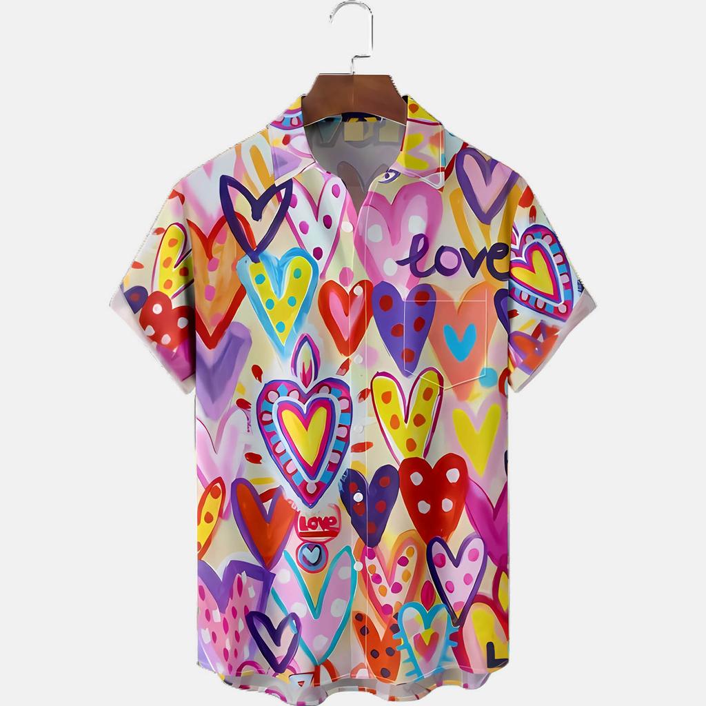 Kids Cute Hawaiian Aloha Shirt Button Down Short Sleeve Graphic ...